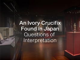 An ivory crucifix found in Japan