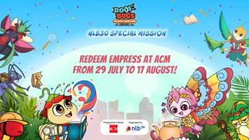 Book Bugs: NLB30 Special Mission x ACM